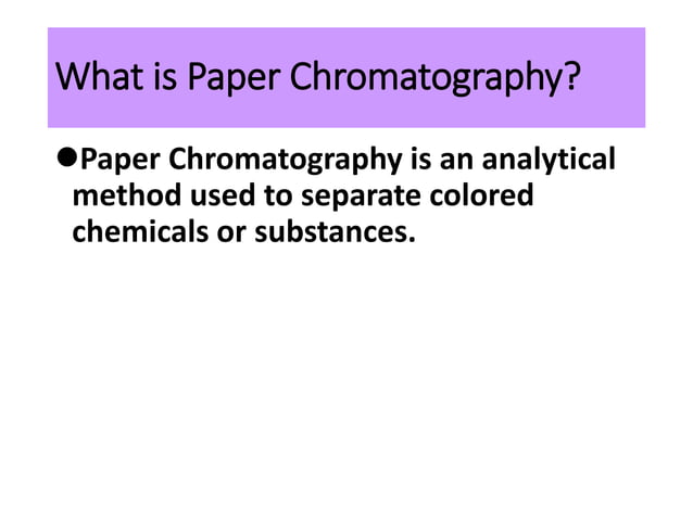 Types of chromatography | PPTX