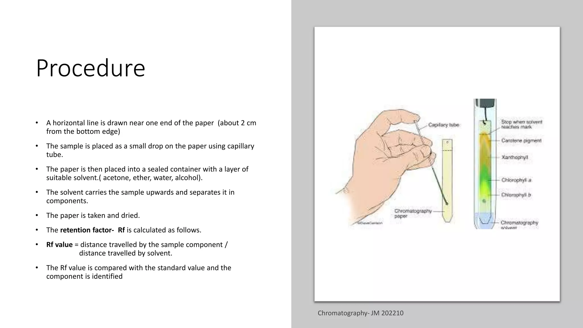 Types of Chromatography- TLA 5206 -202310 JM.pptx | Chemistry | Science
