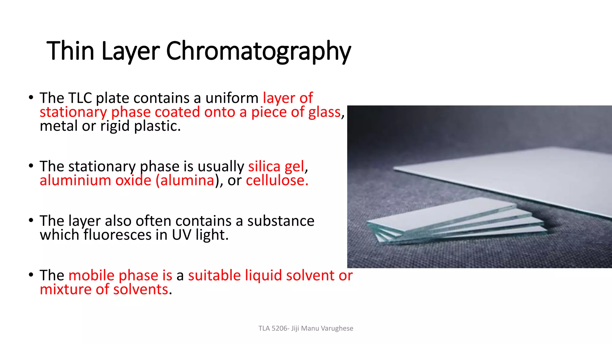 Types of Chromatography- TLA 5206 -202310 JM.pptx | Chemistry | Science