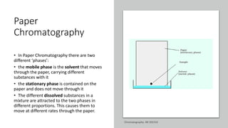 Types of Chromatography- TLA 5206 -202310 JM.pptx | Chemistry | Science