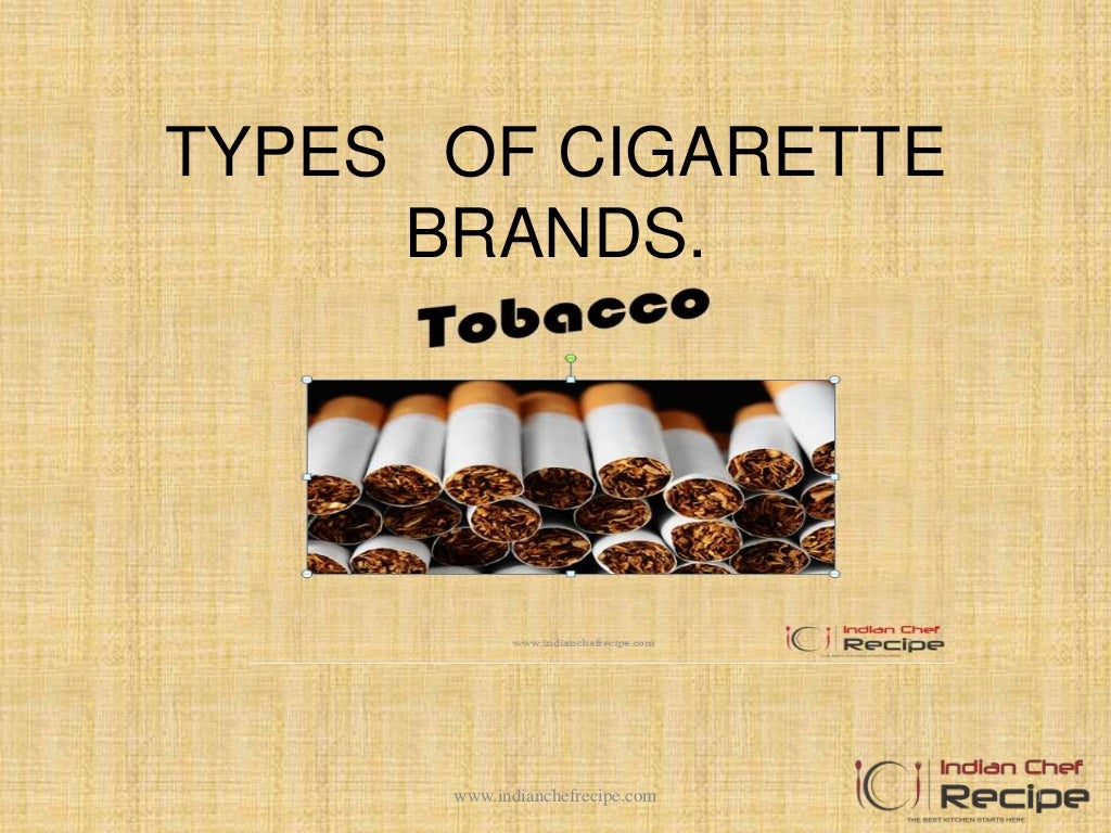 Types of cigarette brands