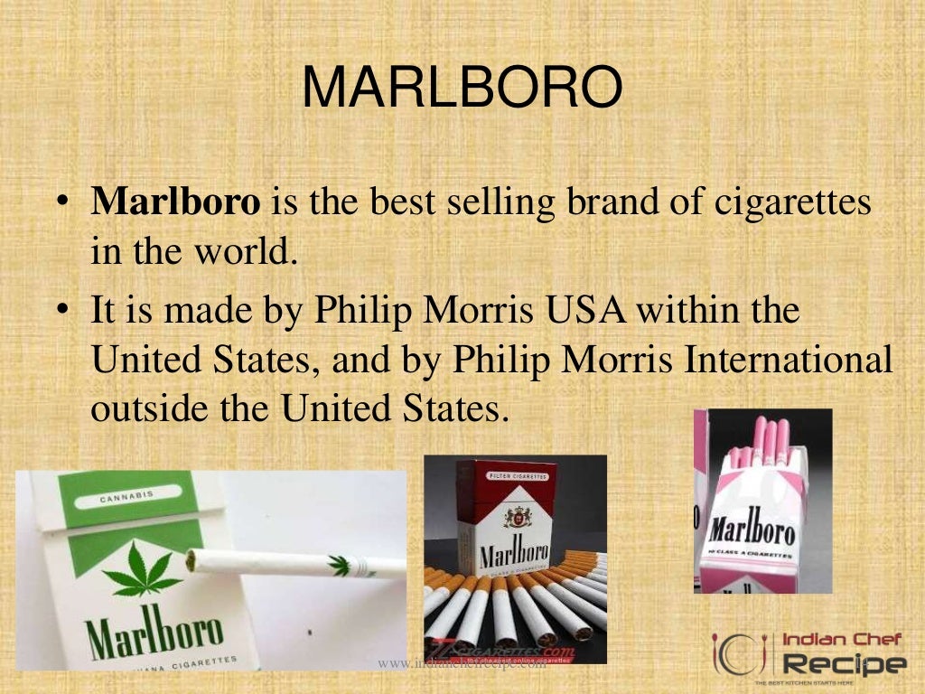 Types of cigarette brands