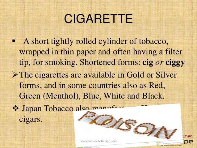 Types of cigarette brands