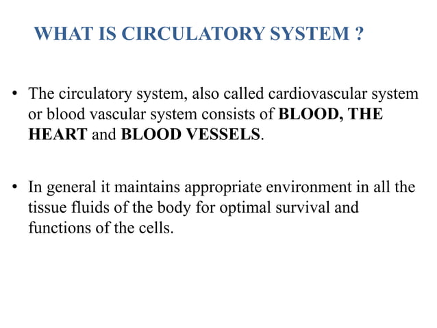 Types of circulation | PPTX