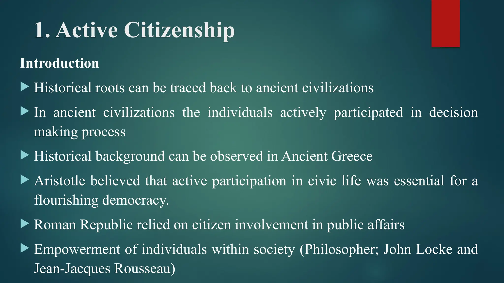 Types of Citizenship, active, participatory and digital citizenship | PPTX