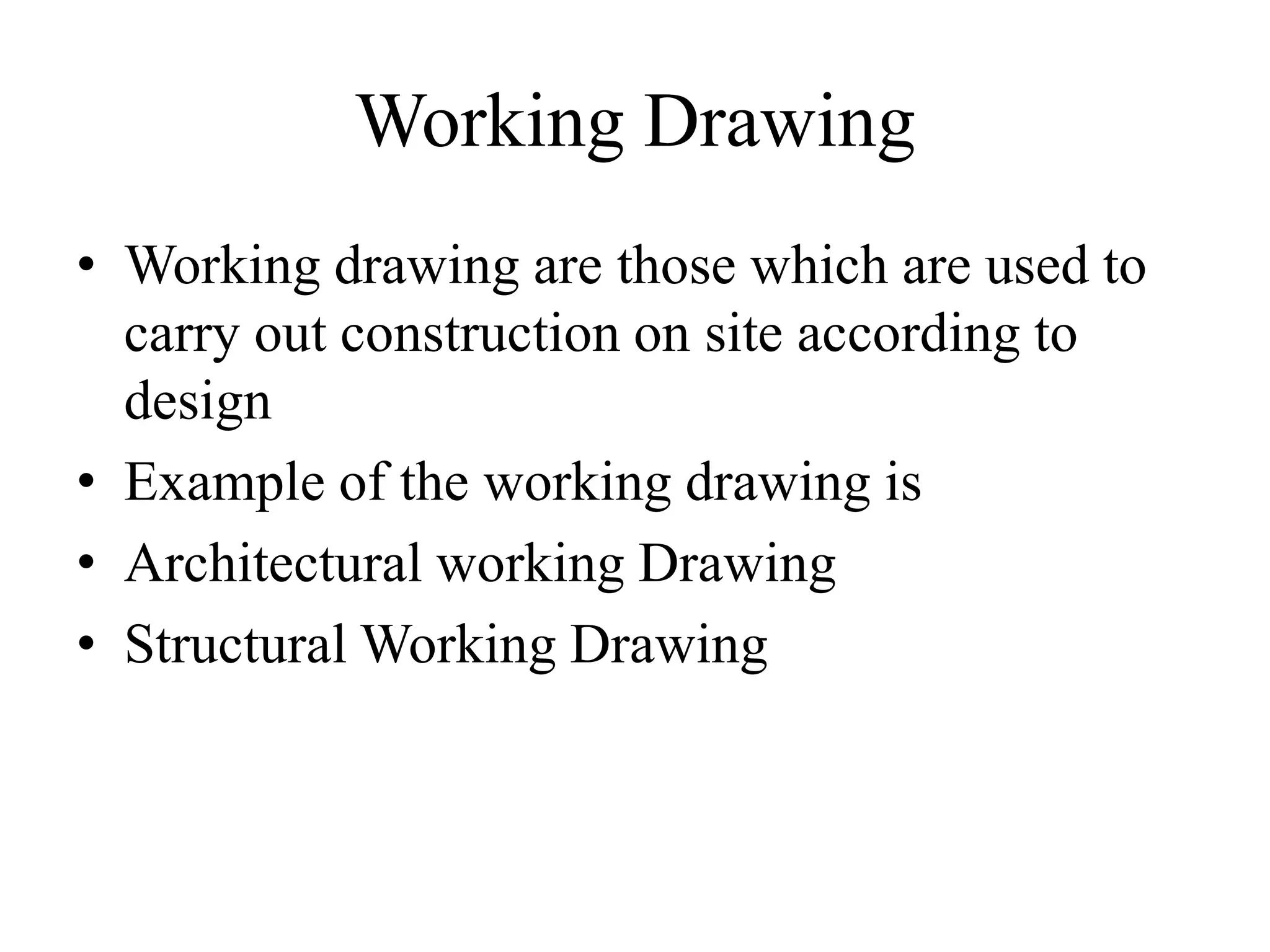Types of civil engineering drawing | PPTX
