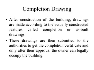 Types of civil engineering drawing | PPTX