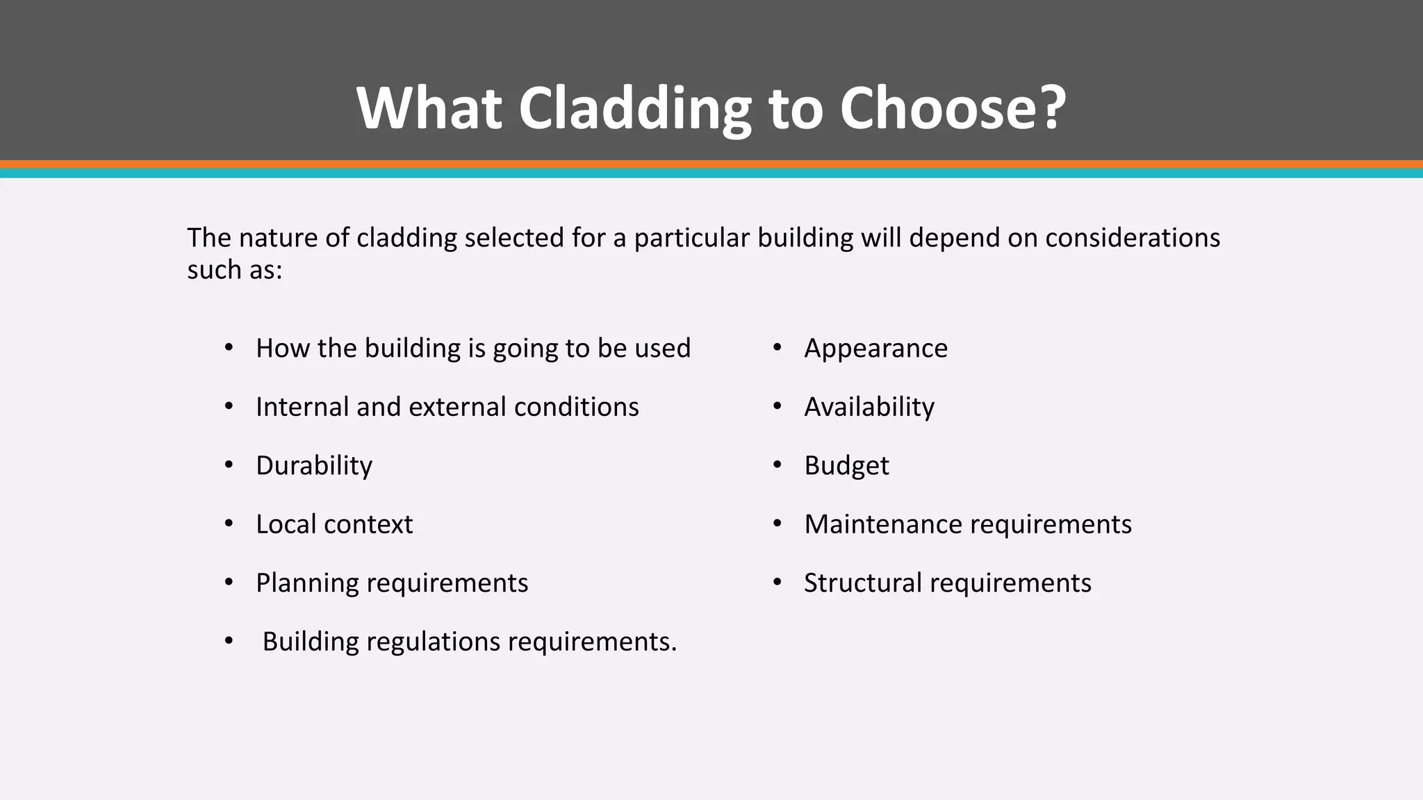Types of cladding - Alucobond | PPTX