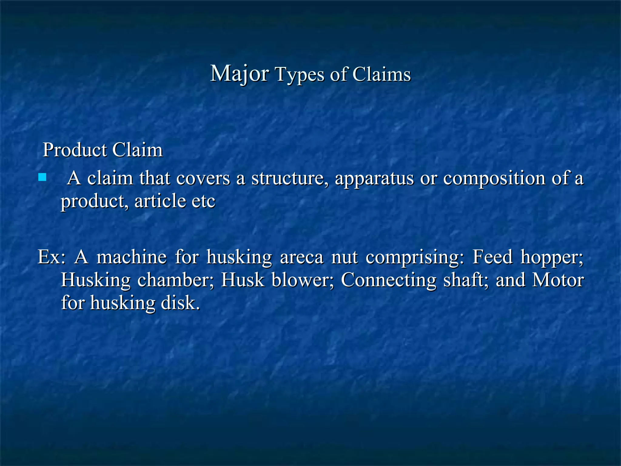 Types of claims | PPT