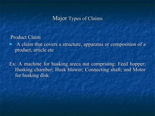 Types of claims | PPT