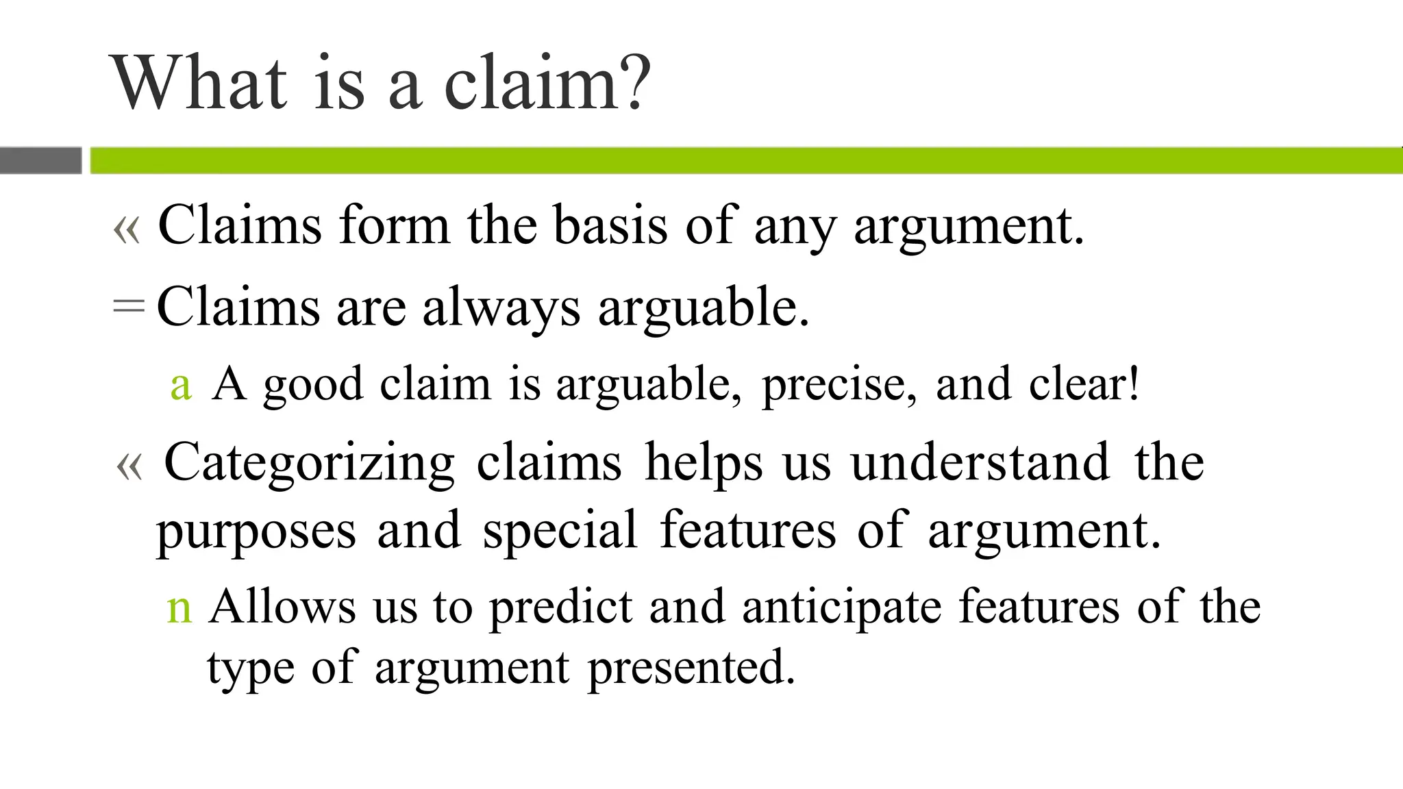 Types of Claims - Reading and Writing.pptx