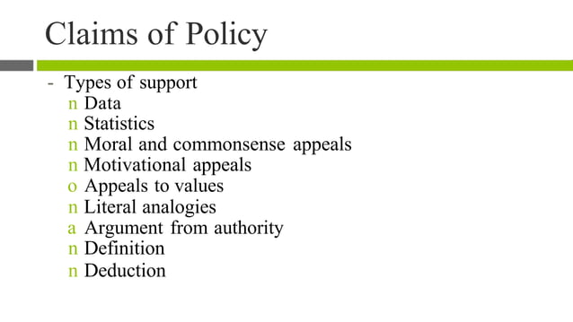 Types of Claims - Reading and Writing.pptx | Science