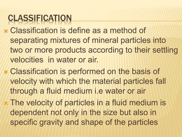 Types of classifiers | PPTX
