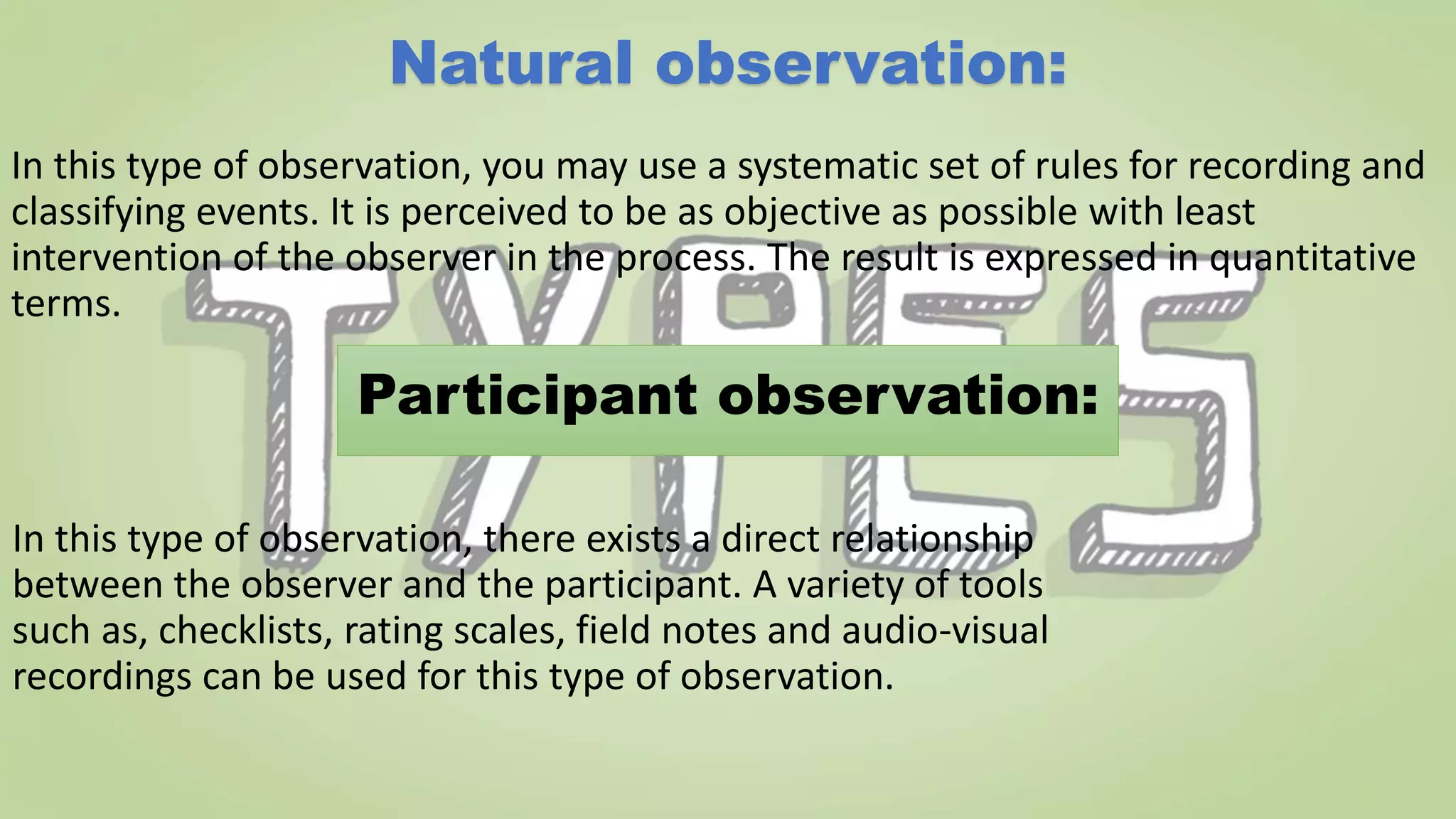 Types of classroom research | PPT