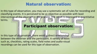 Types of classroom research | PPT