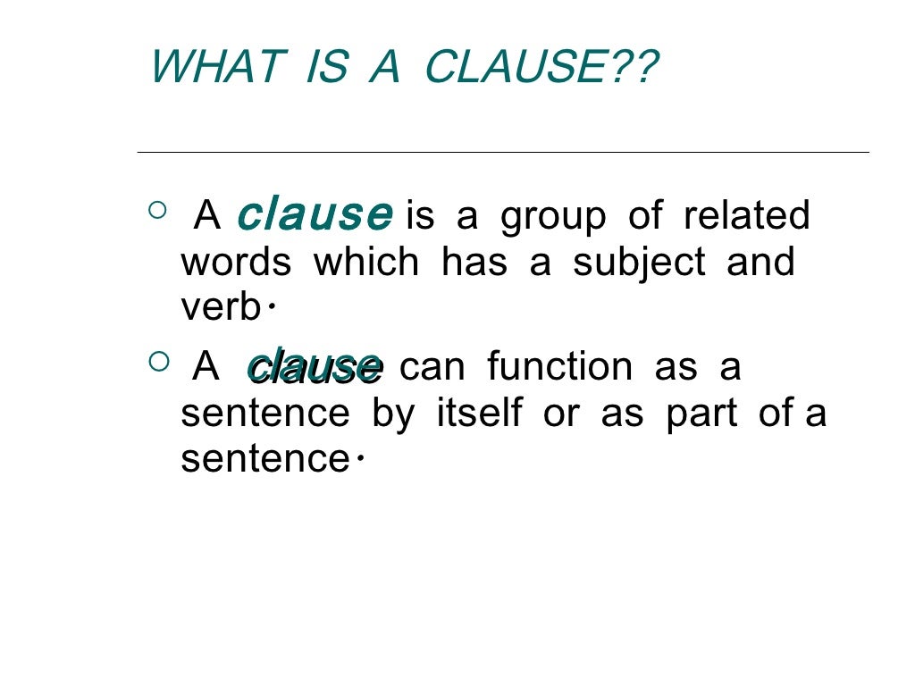 types-of-clauses
