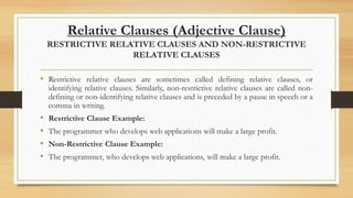 Types of Clauses in English Grammar | PPTX
