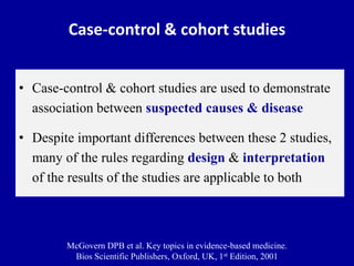 Types of clinical studies | PPTX