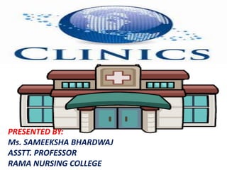 Type of clinics in community | PPTX