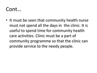 Type of clinics in community | PPTX