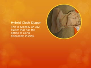 Types of Cloth Diapers | PPTX