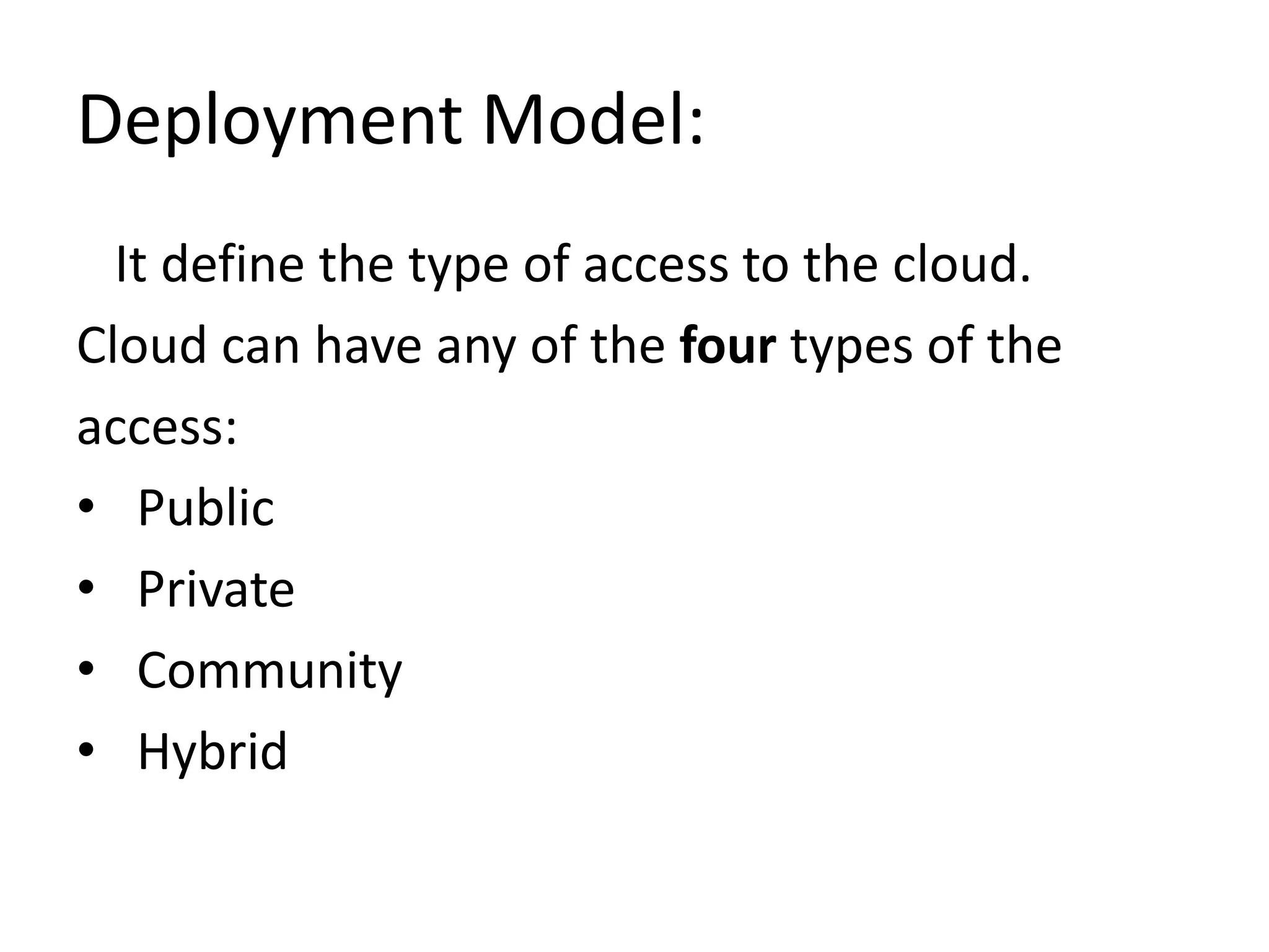 Types of cloud computing | PPTX