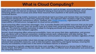 A Comprehensive Guide to the Types of Cloud Computing | PPT