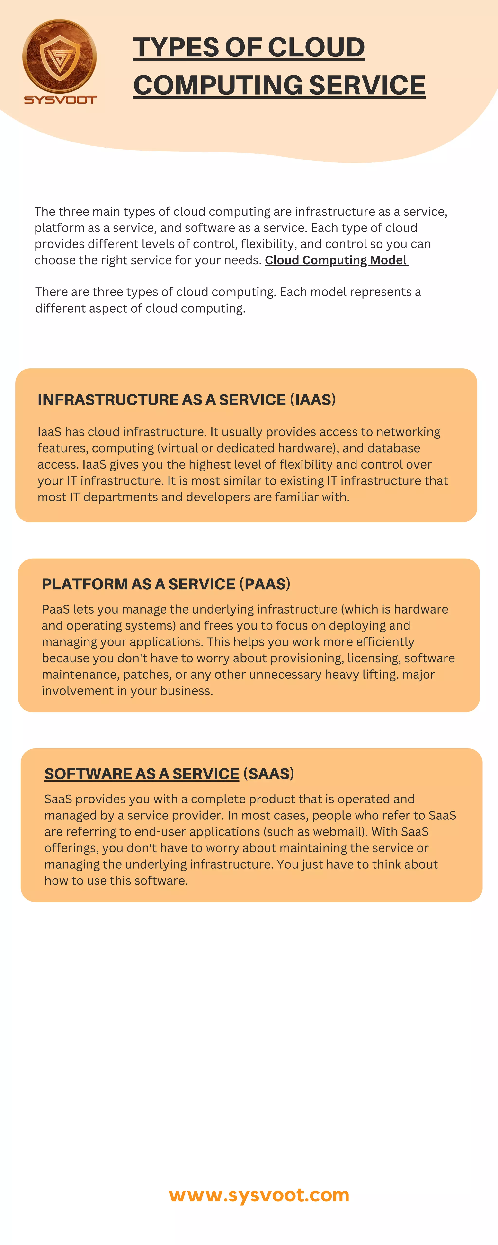 Types of Cloud Computing Service | PDF