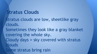 Types of Clouds | PDF