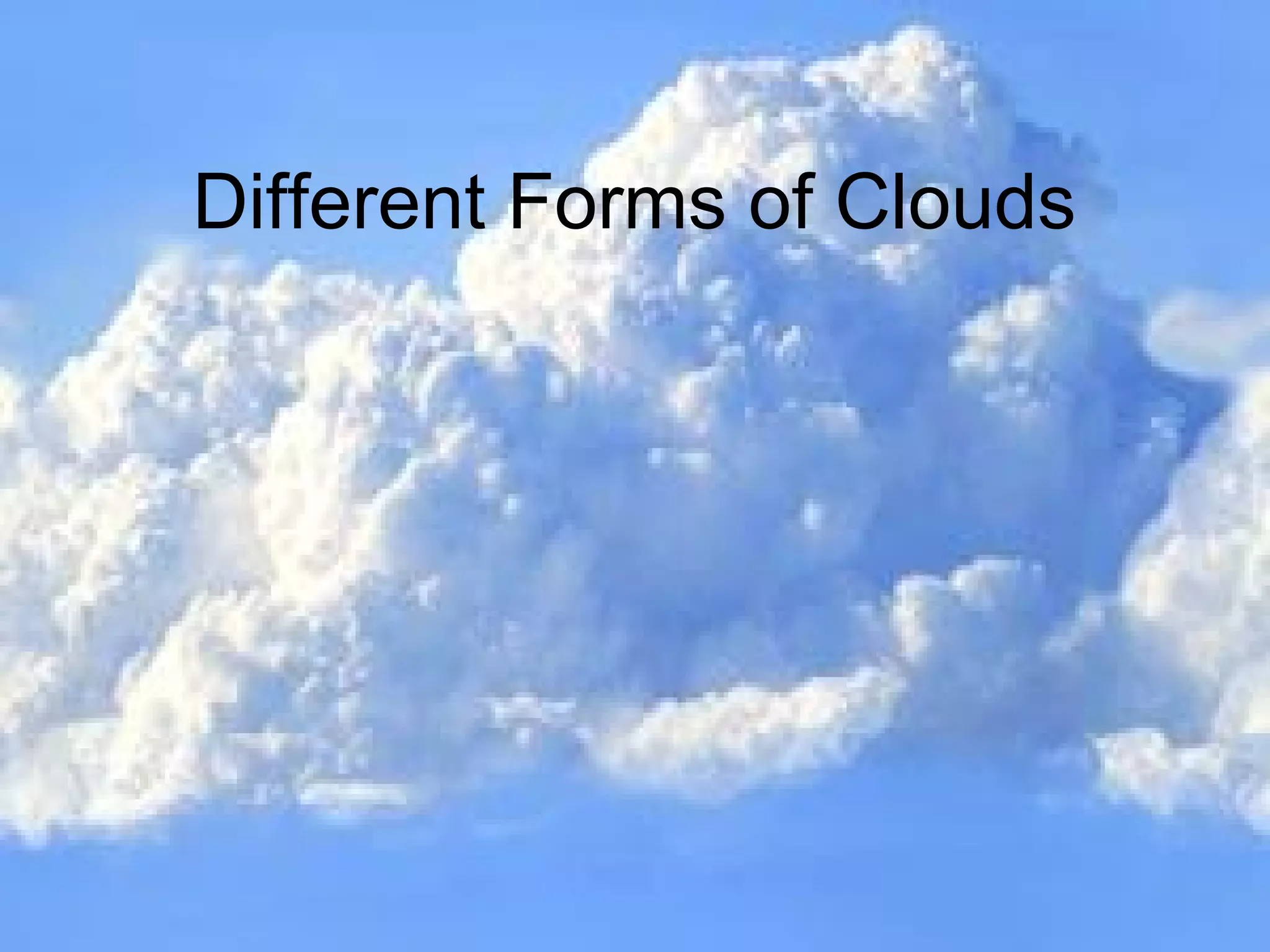 Types of clouds | PPT | Cloud Computing | Internet