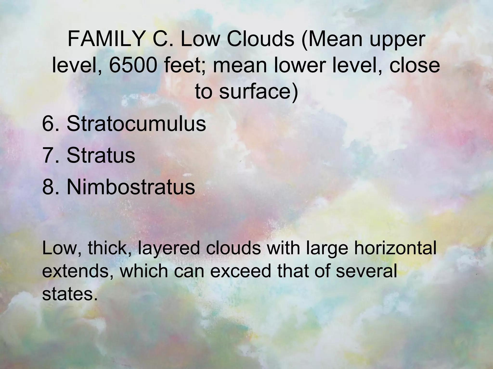Types of clouds | PPT