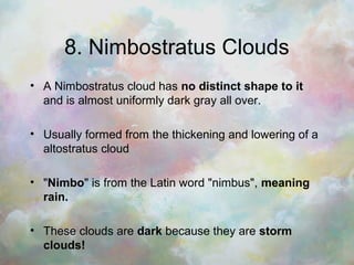 Types of clouds | PPT