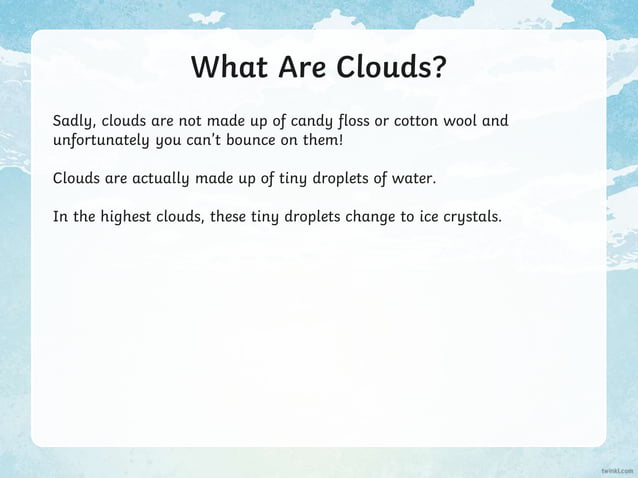 Types of clouds | PPT