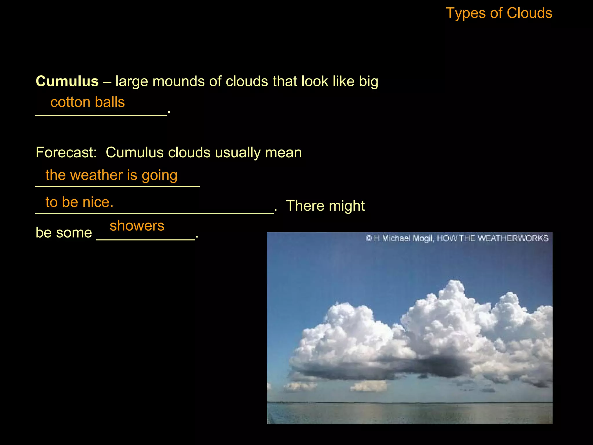 Types of clouds (notes&quiz) | PPT