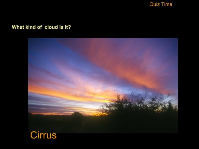 Types of clouds (notes&quiz) | PPT