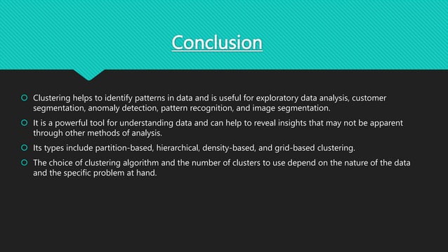 TYPES OF CLUSTERING.pptx | Physics | Science