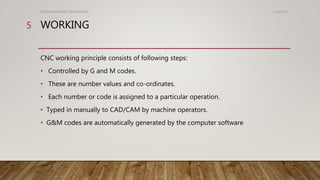 Types of cnc machines | PPTX