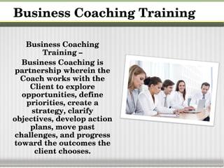 Types of Coaching | PPT