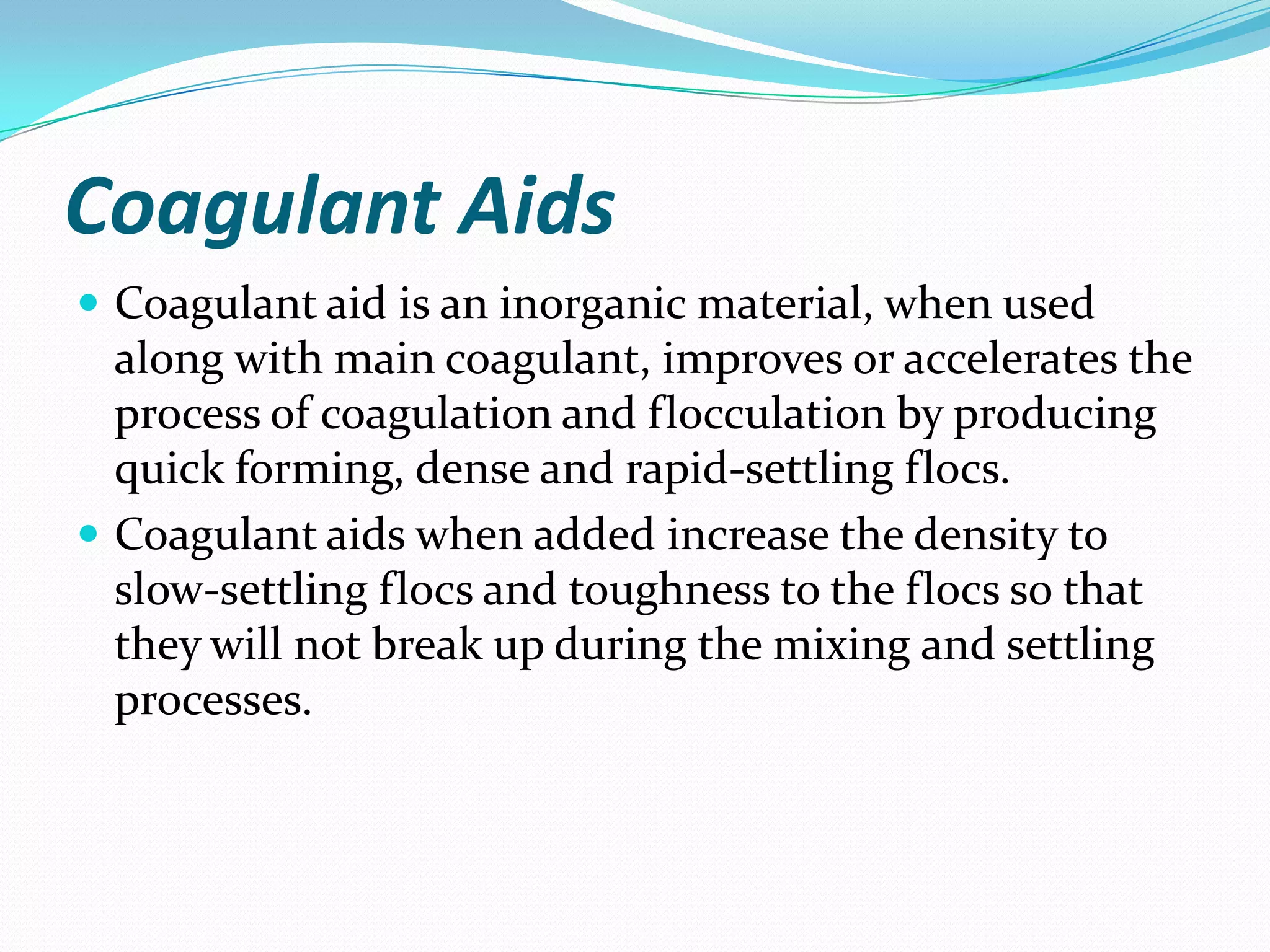 Types of coagulants | PPTX