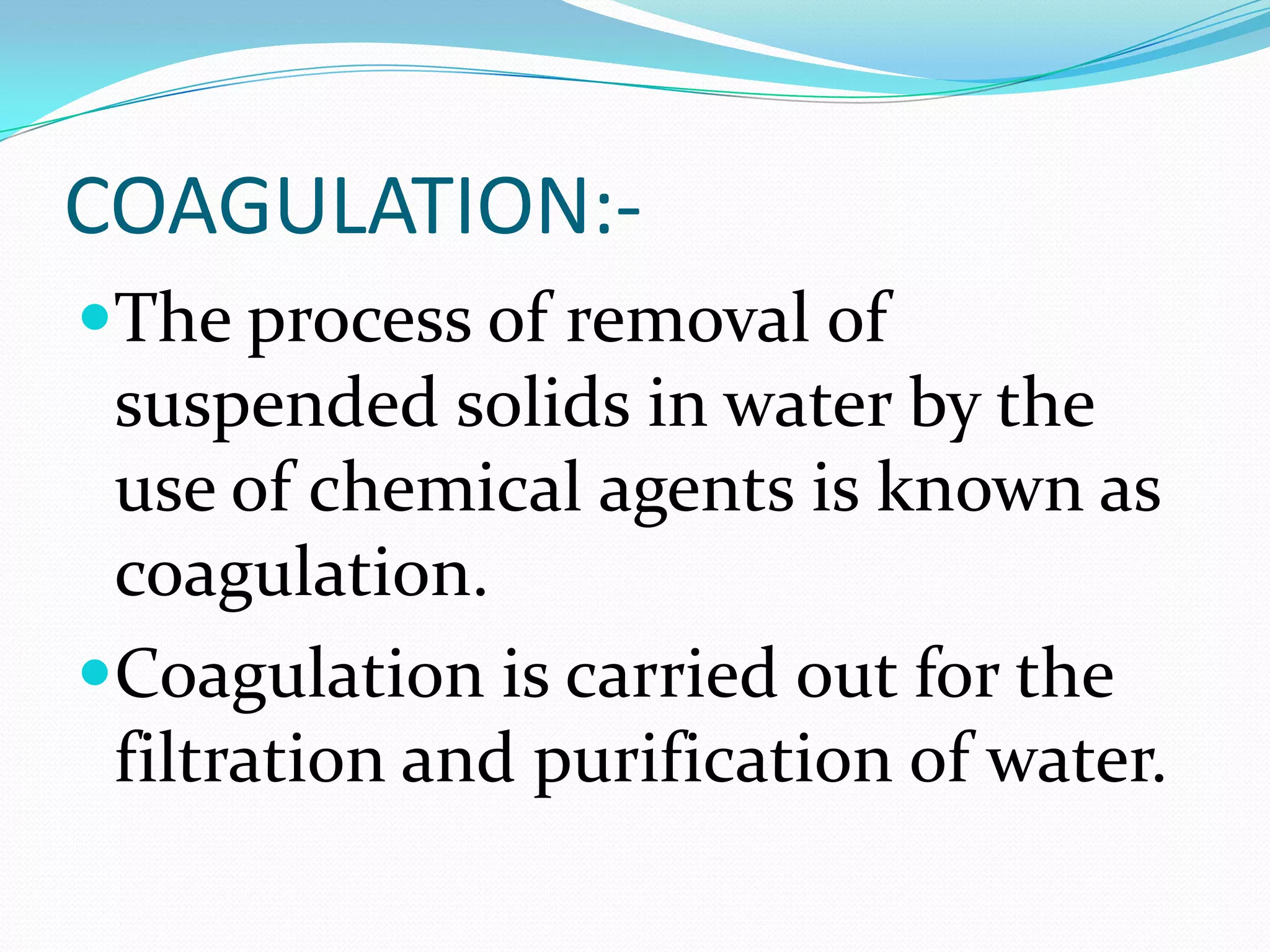 Types of coagulants | PPTX