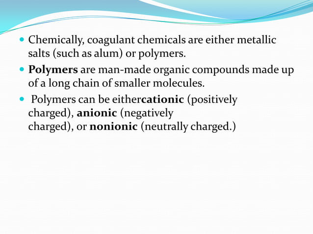 Types of coagulants | PPTX