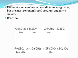 Types of coagulants | PPTX