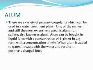 Types of coagulants | PPTX