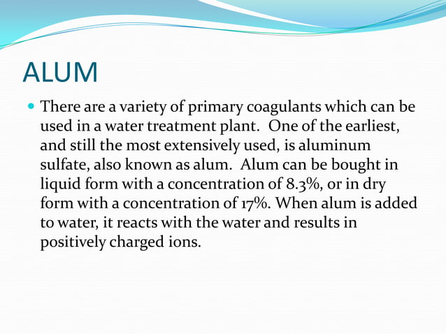 Types of coagulants | PPTX