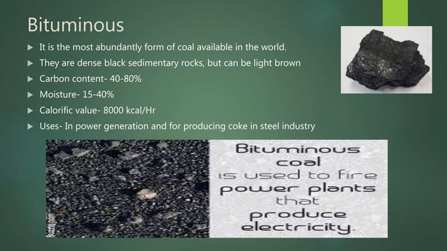 Coal & Its Types | PPT