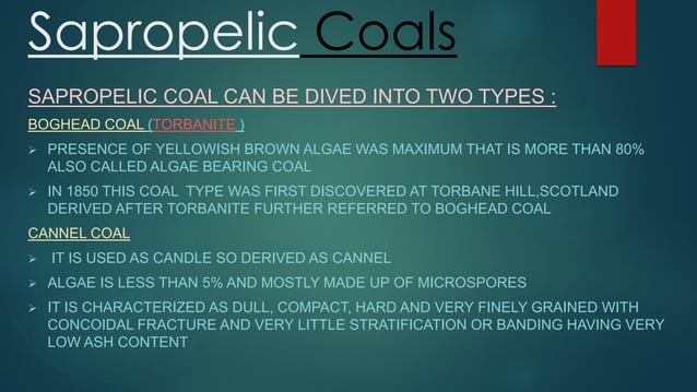 Types of coal | PDF | Geology | Science