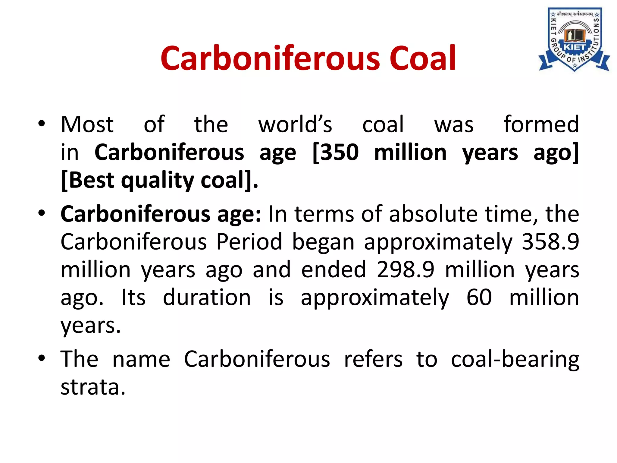 Types of coal, ranking of coal and their properties.pptx