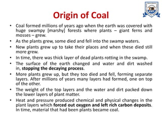 Types of coal, ranking of coal and their properties.pptx