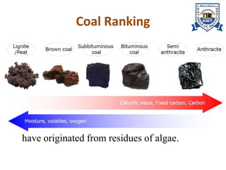 Types of coal, ranking of coal and their properties.pptx