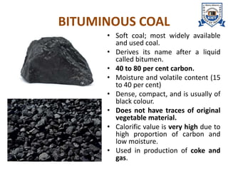 Types of coal, ranking of coal and their properties.pptx